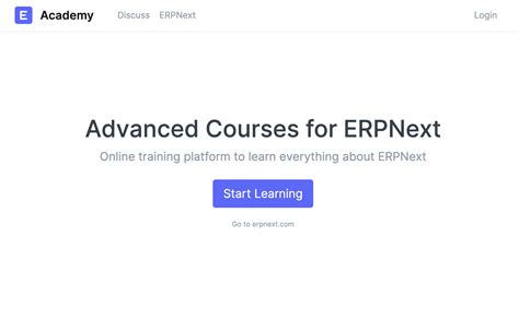 Launching ERPNext Academy ERPNext Frappe Forum