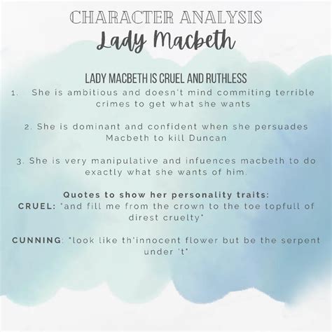 Simply Explained Lady Macbeth Character Analysis Ambition Guilt