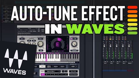 How To Make An Auto Tune Effect With Waves Tune Real Time Youtube