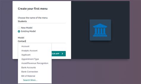 Creating A New App Odoo 16 Studio Book