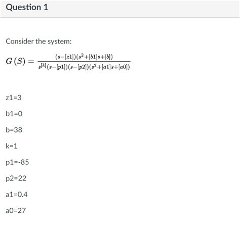 Solved Plot The Bode Magnitude Phase Plot For The Chegg