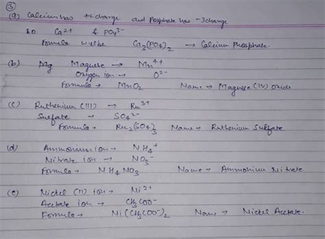 Predict The Formula Of The Ionic Compound Formed Between The Following
