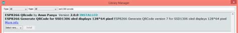 Esp32 Arduino Ssd1306 Oled Drawing A Qr Code Techtutorialsx