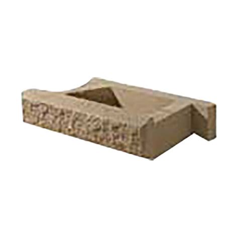 Basalite Allan Block Lite Retaining Wall Block Tan Blend 4 In X 12 In X 8 In 64 Pc Pallet