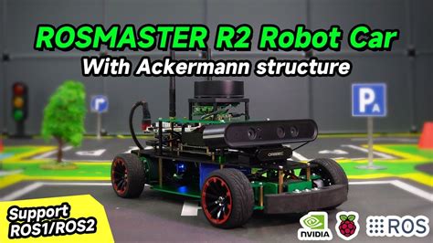 Rosmaster R2 Ros2 Robot With Ackermann Structure For Jetson Nano 4gb