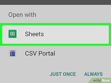 How To Open A TSV File On Android Steps With Pictures