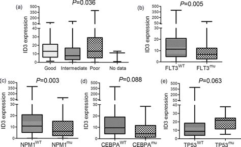 The Associations Of Id3 Expression With Cytogenetic Risks Genetic