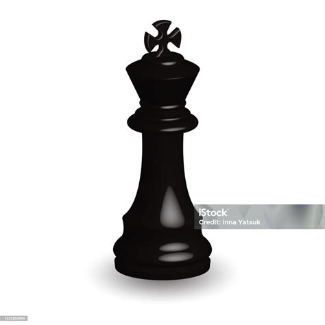 검은 체스 조각 왕 3d 에 흰색 배경 보드 게임 체스 체스 조각 3d 렌더링 벡터 그림입니다 스포츠 놀이 3차원 형태에 대한 스톡 벡터 아트 및 기타 이미지 Istock