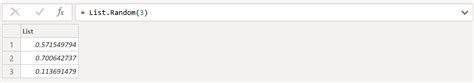 Listrandom Function Of Power Query Power Bi Ashish Coder