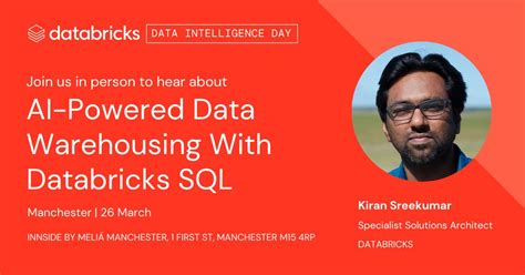 Data Warehouse Powered By Ai By Databricks Kiran Sreekumar Posted On The Topic Linkedin