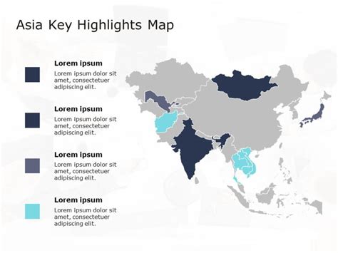 Asia Map 2 PowerPoint Template SlideUpLift