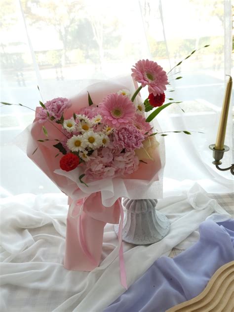 울산동구꽃집 핑크 수국 꽃다발 네이버 블로그