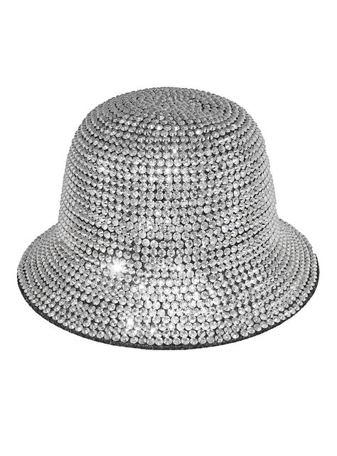 Disco Ball Hat Silver
