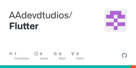 GitHub AAdevdtudios Flutter