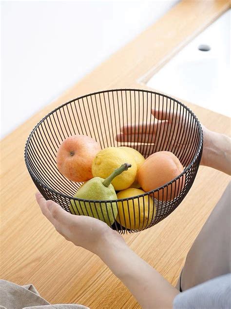 Modern And Classy Black Basket Furniture And Home Living Kitchenware