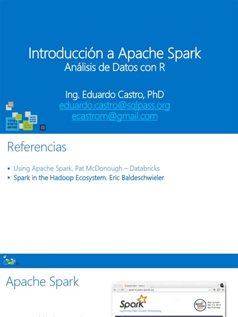 Análisis De Datos Con Apache Spark Pdf Apache Spark Apache Hadoop