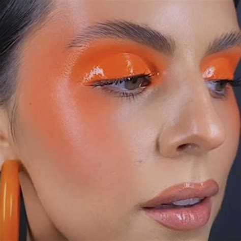 𝐧𝐢𝐧𝐢𝐦𝐨𝐧𝐜𝐡𝐞𝐫𝐫𝐢 Orange Makeup Blush Makeup Eye Makeup Art
