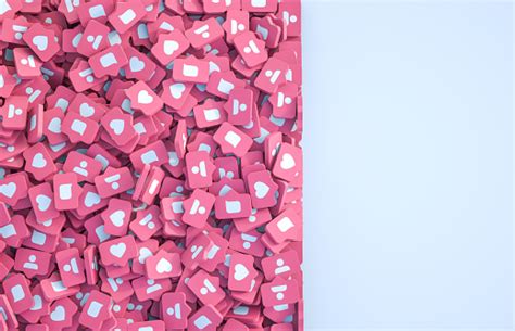 소셜 미디어 알림 아이콘입니다 팔로우 댓글 아이콘처럼 소셜 네트워킹에 대한 스톡 사진 및 기타 이미지 소셜 네트워킹 소셜 미디어 팔로워 3차원 형태 Istock