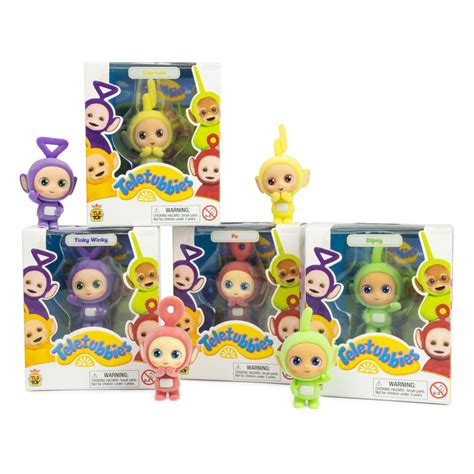 Teletubbies Cheebee Mini Figures Teletubbies Flocked 6cm Assortment 1 Hobby Figures