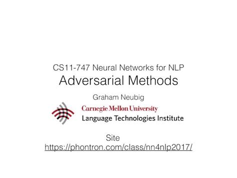 Pdf Cs11 747 Neural Networks For Nlp Adversarial Classnn4nlp2017assets
