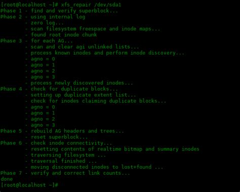 如何扫描和修复 Linux 磁盘错误no Modify Flag Set Skipping Filesystem Flush And