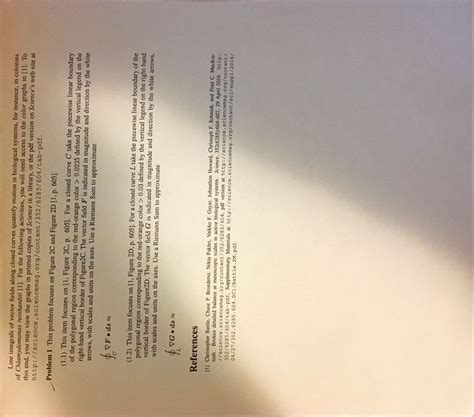 Line Integrals Of Vector Fields Along Closed Curves Chegg