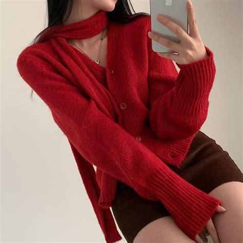 텐미닛스타일 고퀄ෆ여리끝판왕 4color트렌디한 페미닌룩 타이머플러 볼린 니트 위시버킷