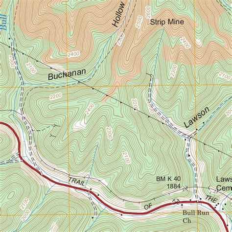 Coeburn Va Fstopo Legacy Map By Us Forest Service Topo Avenza Maps
