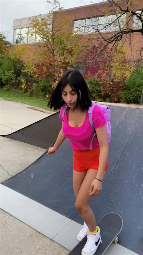 Naughty Dora Who Knows How To Skate Scrolller