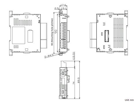 FX3U 4AD PT ADP Download Dimensions And CAD MELSEC F Series Programmable Controllers MELSEC