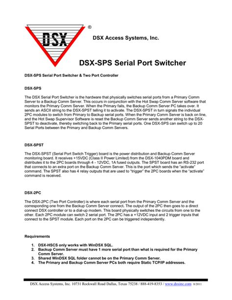 Information Dsx Access Systems Inc
