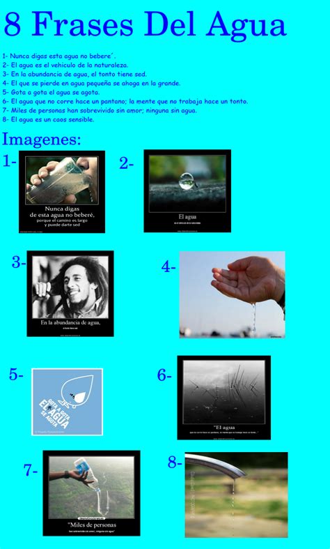 Mis Trabajos De Informatica Frases Del Agua