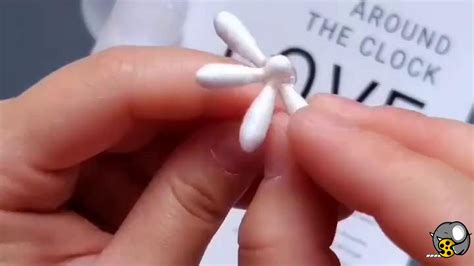 کاردستی خلاقانه مینی گلدان تزیینی با گوش پاک کن خیلی راحت فیلو