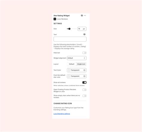 Loox Star Rating Widget Loox Help Center