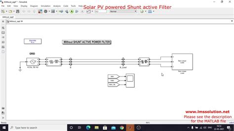 Lms Solution On Linkedin Solar Pv Powered Shunt Active Filter In Matlab