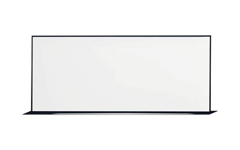 블랙 메탈 수평 그래픽 포스터 디스플레이 프레임 모형 빈 흰색 플랫 베이스 사인 홀더 스탠드 벡터 모형입니다 디자인용 템플릿 3차원 형태에 대한 스톡 벡터 아트 및 기타