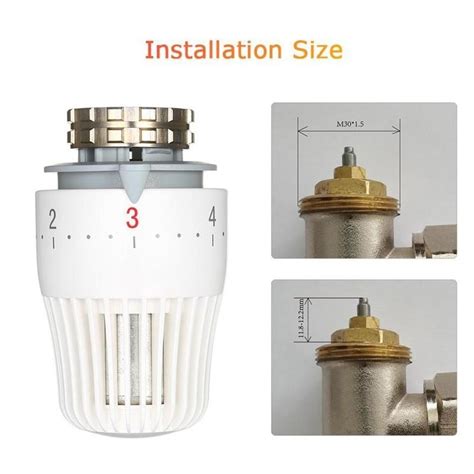 Radiator Thermostaat Valve Verwarming Systeem Pneu Vicedeal