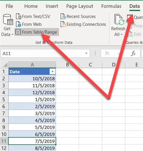 start and end date of the week with power query excel unpluggedexcel