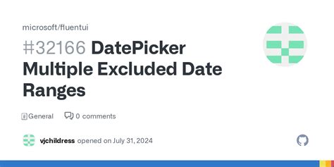 datepicker multiple excluded date ranges · microsoft fluentui