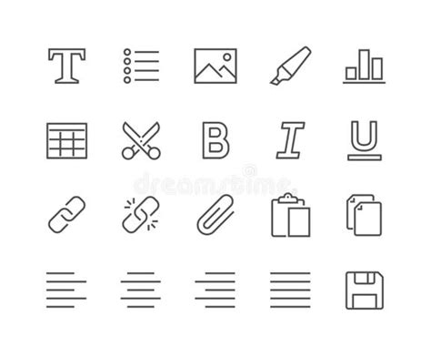 cut copy paste icons line stock illustrations 111 cut copy paste