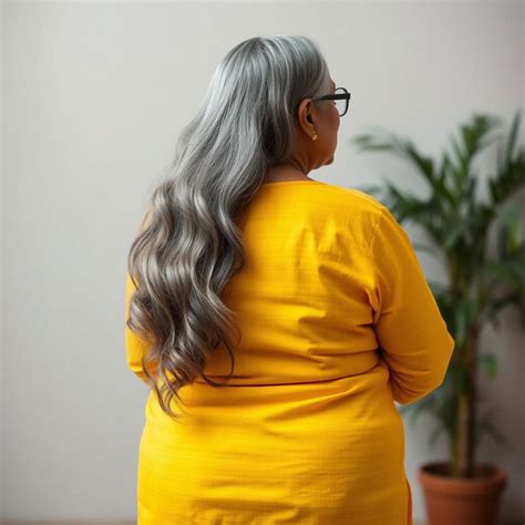 Embrace Your Confidence Mature Indian Woman In Her 60s