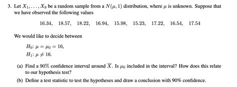 Solved Let x dots x be a random sample from a N μ Chegg com