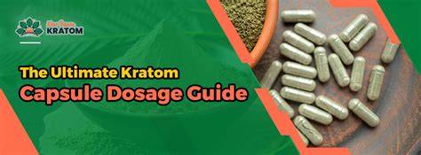 The Ultimate Guide To Kratom Capsule Dosage