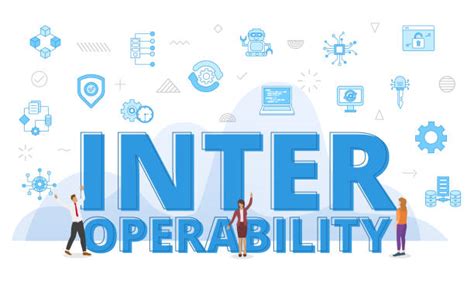 430 Interoperability Icon Stock Illustrations Royalty Free Vector