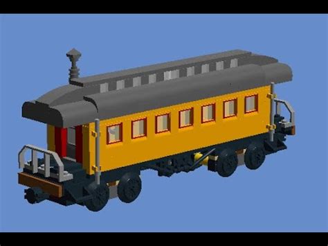 How To Build A Lego Casey Jrs Yellow Passenger Car Dumbo1941 12🇺🇸