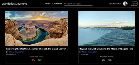 Github Atharvpatwardhanwanderlust Journeys A Mern Stack Travel Blog Website Which Has