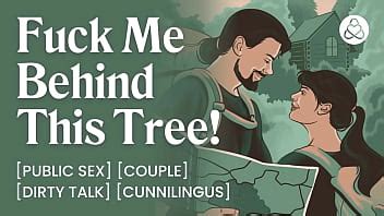 ASMR Audio Porn Couple Fucking In The Woods Outdoor Public Sex With Oral Anal Play Erotic