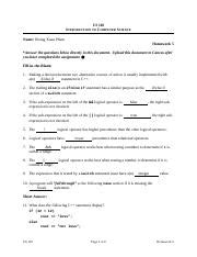 HW WEEK 5 Docx CS 110 INTRODUCTION TO COMPUTER SCIENCE Name Hoang Xuan Pham Homework 5