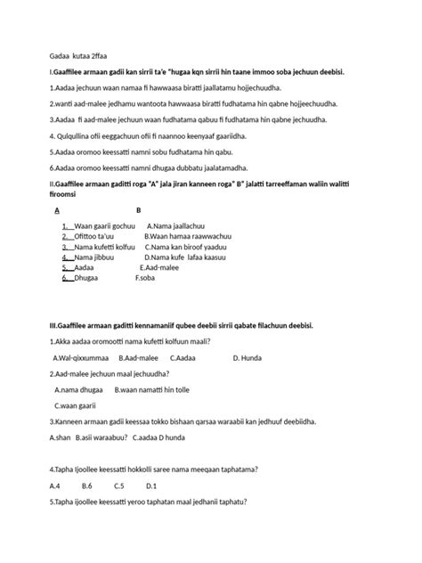 Gadaa Kutaa 2ffaa Pdf