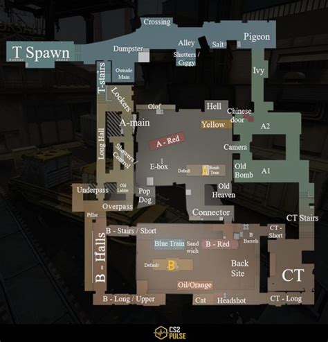 Cs2 Train Callouts Learn New Train Map Callouts